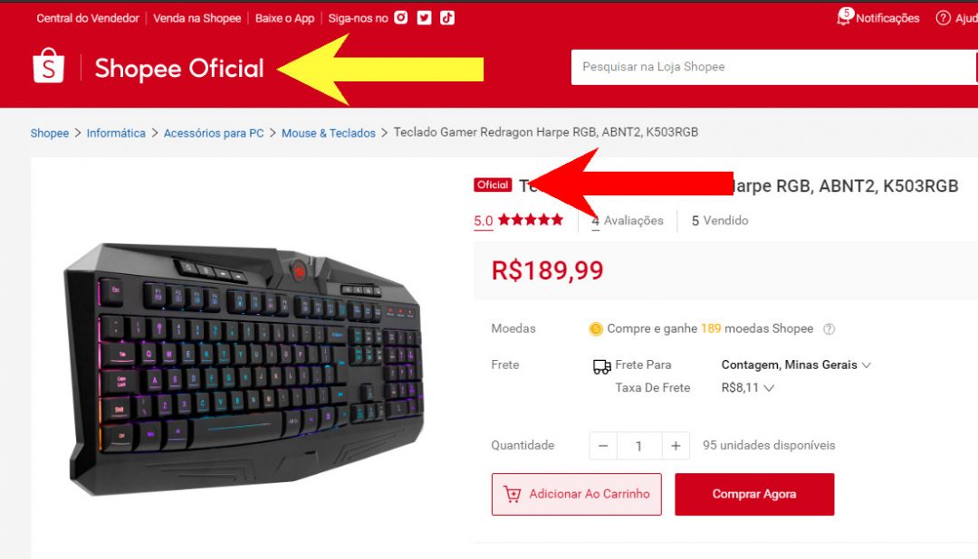 Shopee Oficial: Veja a página de lojas oficiais na Shopee | Seletronic