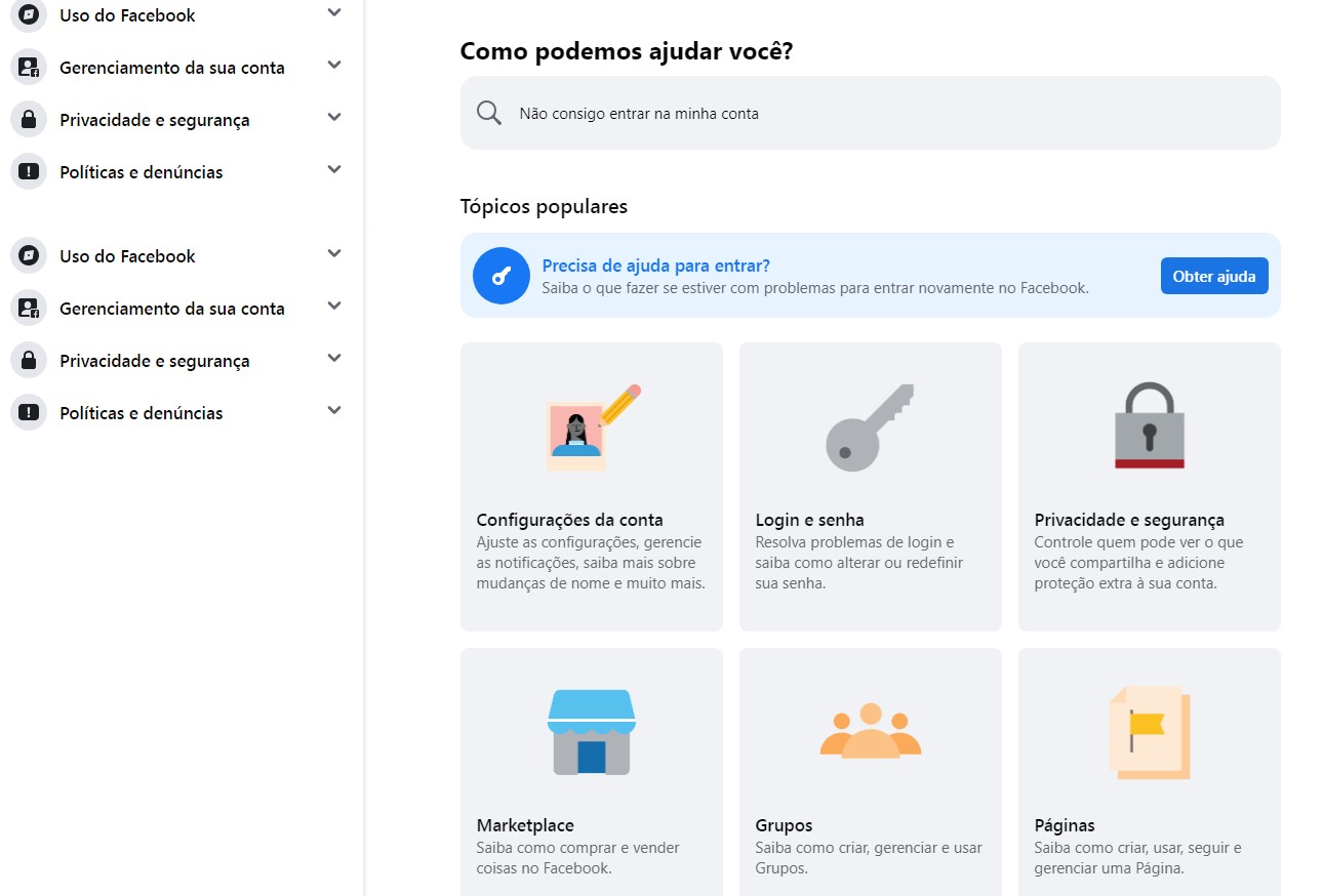 Como entrar em contato com o suporte do Facebook? Veja como! | Seletronic